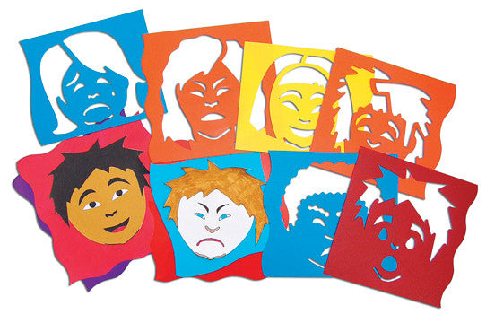 Mix & Match Emotion Stencils | Teaching Emotions | Social Skills ...