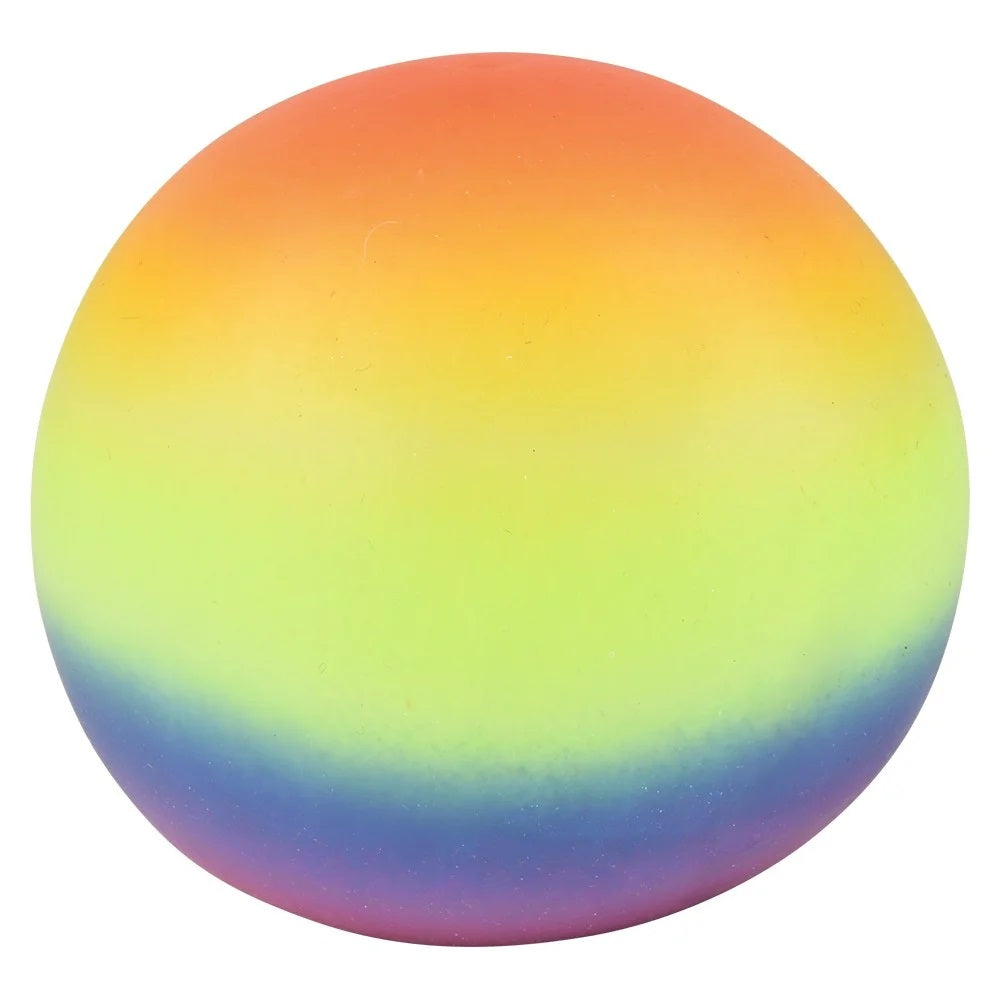 Rainbow Squish and Stretch Ball - 4 in