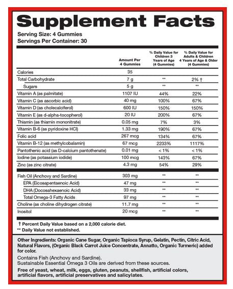 Kids Complete Multi-Vitamin - 120 gummies